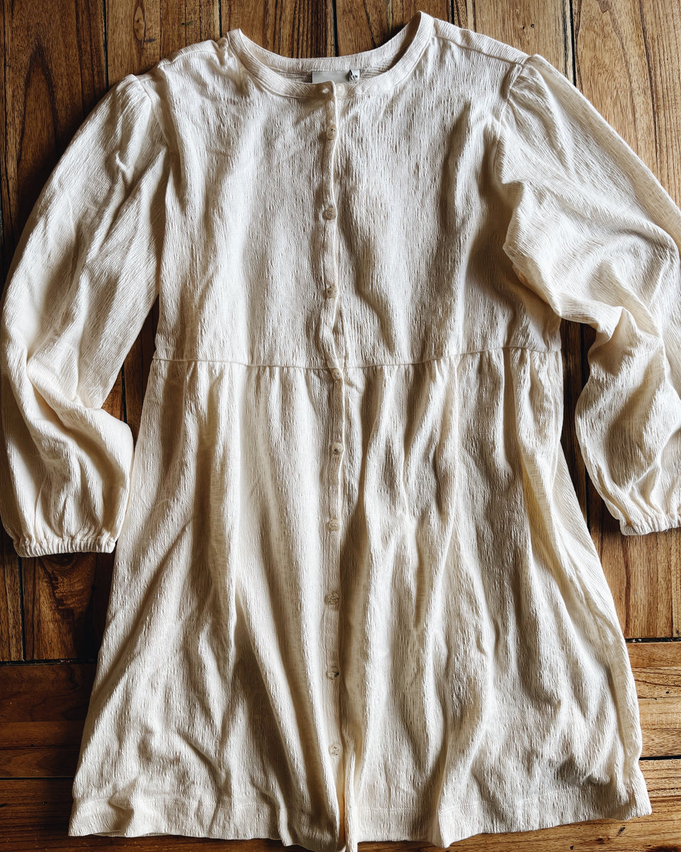 MEDIUM Improv Quilt #2 Reversible Dress – Flora West Design